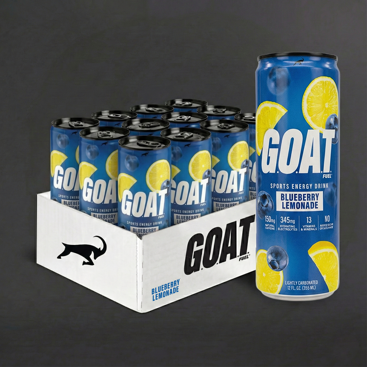Blueberry Lemonade (12 PACK) – G.O.A.T. Fuel